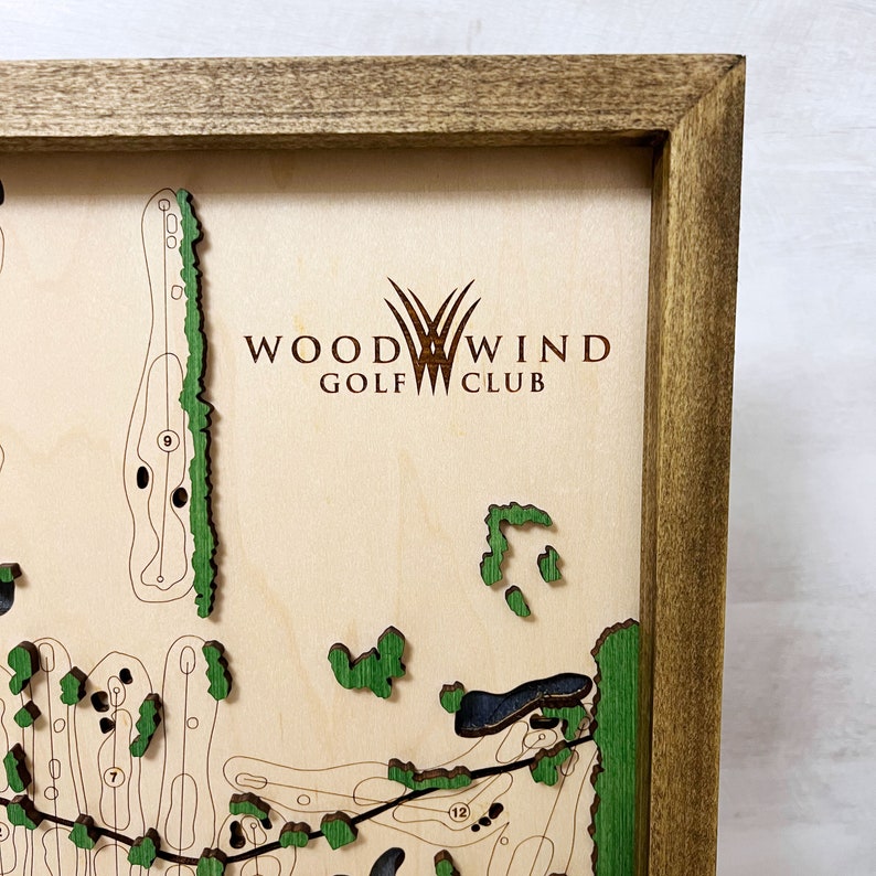 Wood Wind Golf Club Golf Course Map Layered Wood Golf Course Picture ...