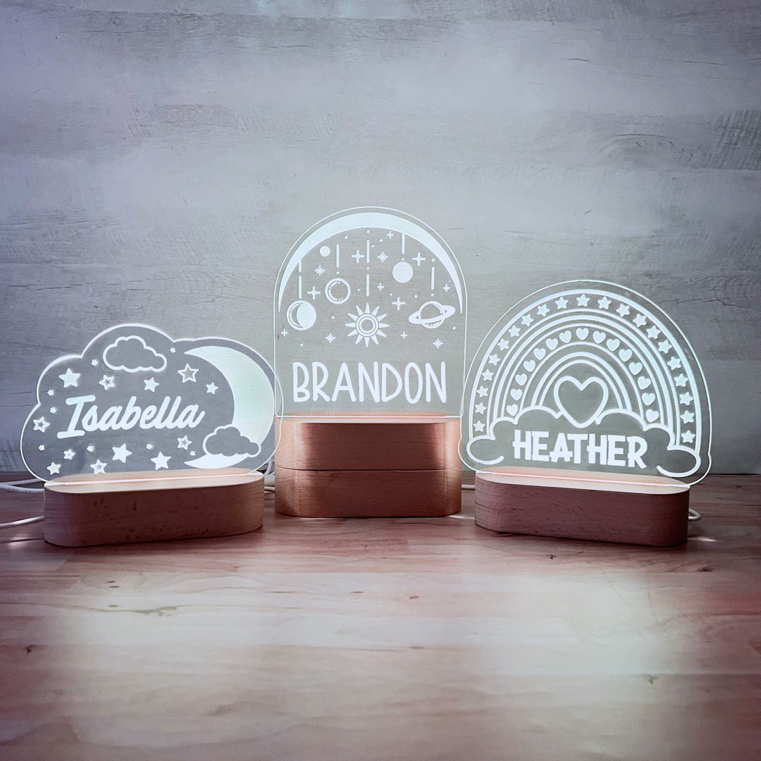 Personalized Light Custom Night Light Cute Night Light Personalized ...
