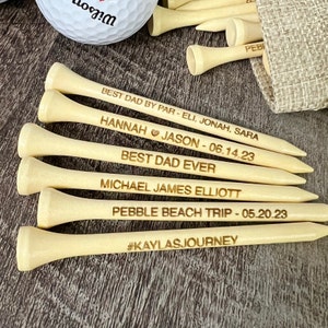 Custom Golf Tees Personalized Golf Tees Engraved Golf Gift for Men ...