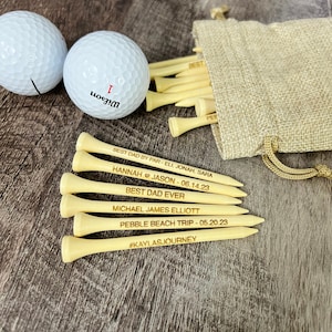 Custom Golf Tees Personalized Golf Tees Engraved Golf Gift for Men ...