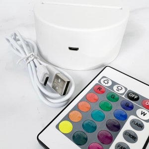 LED Light Base Kit Acrylic Light Base White Led Base Night Light Base ...