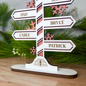 Personalized Christmas Family Sign Custom Christmas Decor Family ...