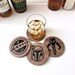 Custom Star Wars Coaster Set Star Wars Wood Decor Star Wars Gift Him ...