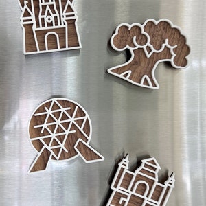 Disney Magnets Magic Kingdom Magnet Disney World Magnet Spaceship Earth ...