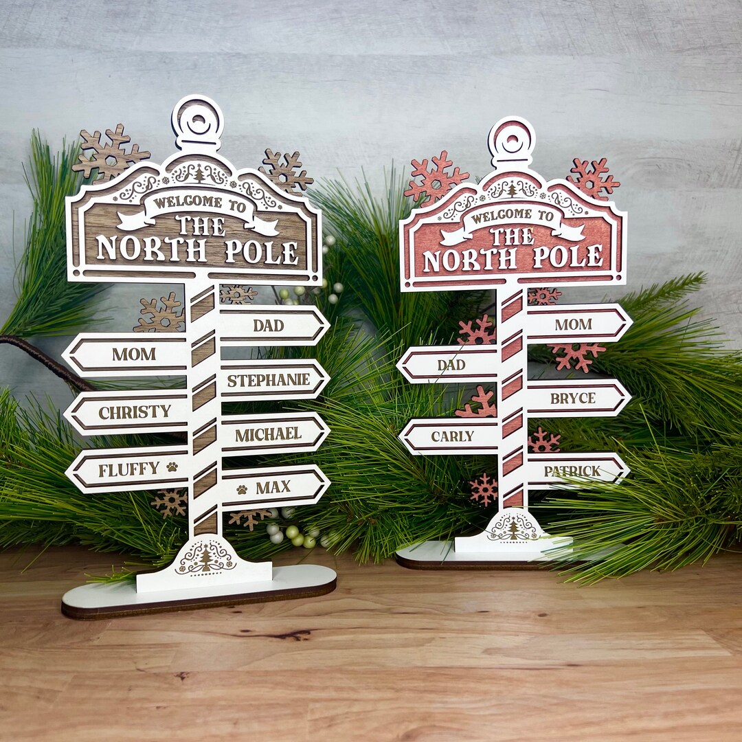 Personalized Christmas Family Sign Custom Christmas Decor Family ...