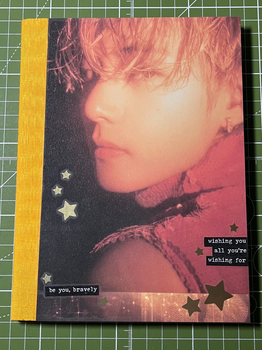 Taehyung Layover Collage A5 Custom Notebook - Etsy