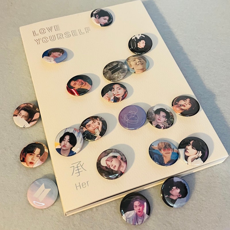 Bts Buttons - Etsy