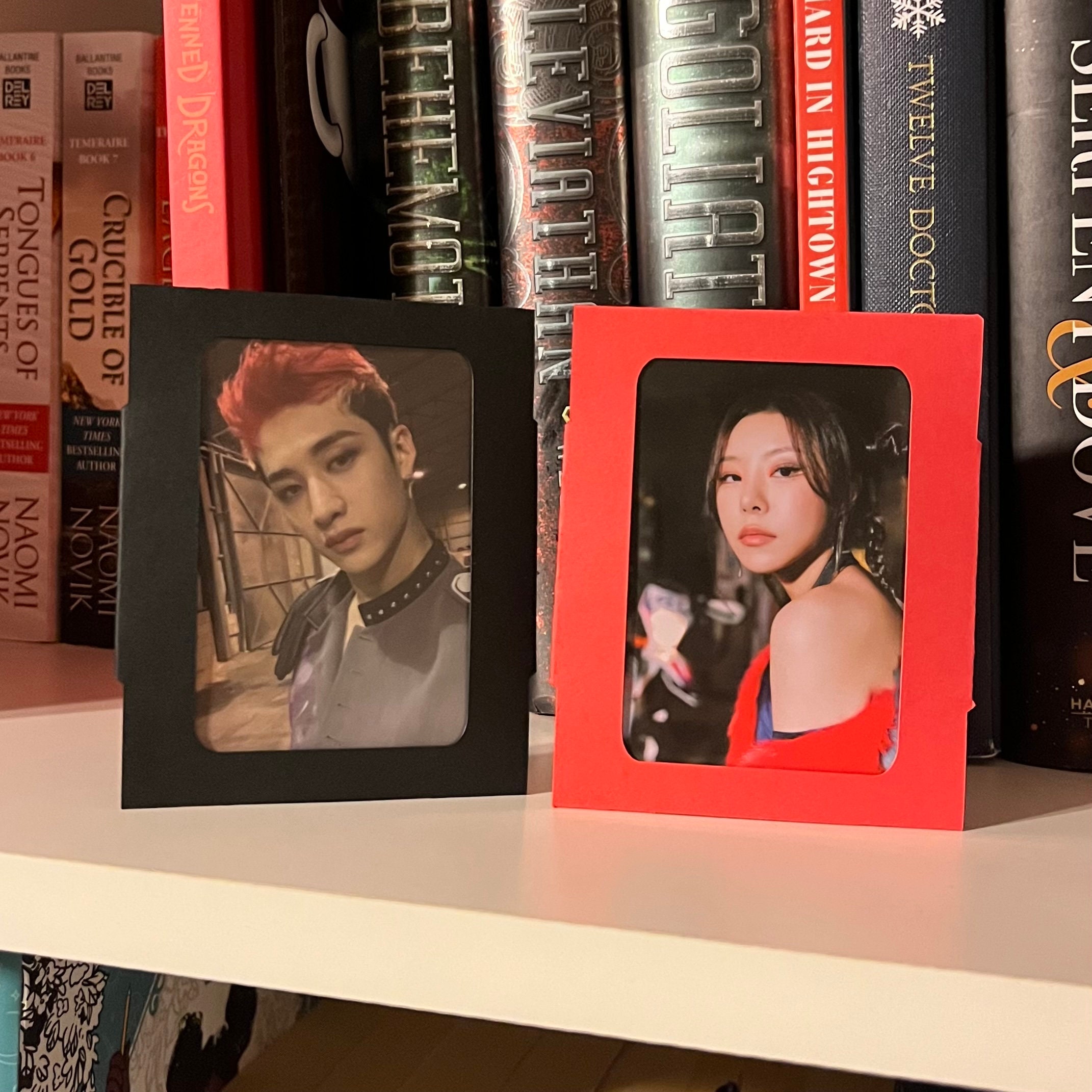 Kpop Photo Card Paper Desktop Frames - Etsy