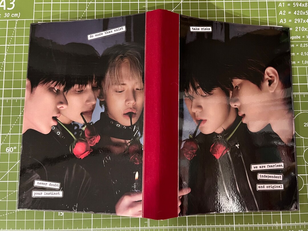 TXT OT5 Collage A5 Custom Notebook - Etsy