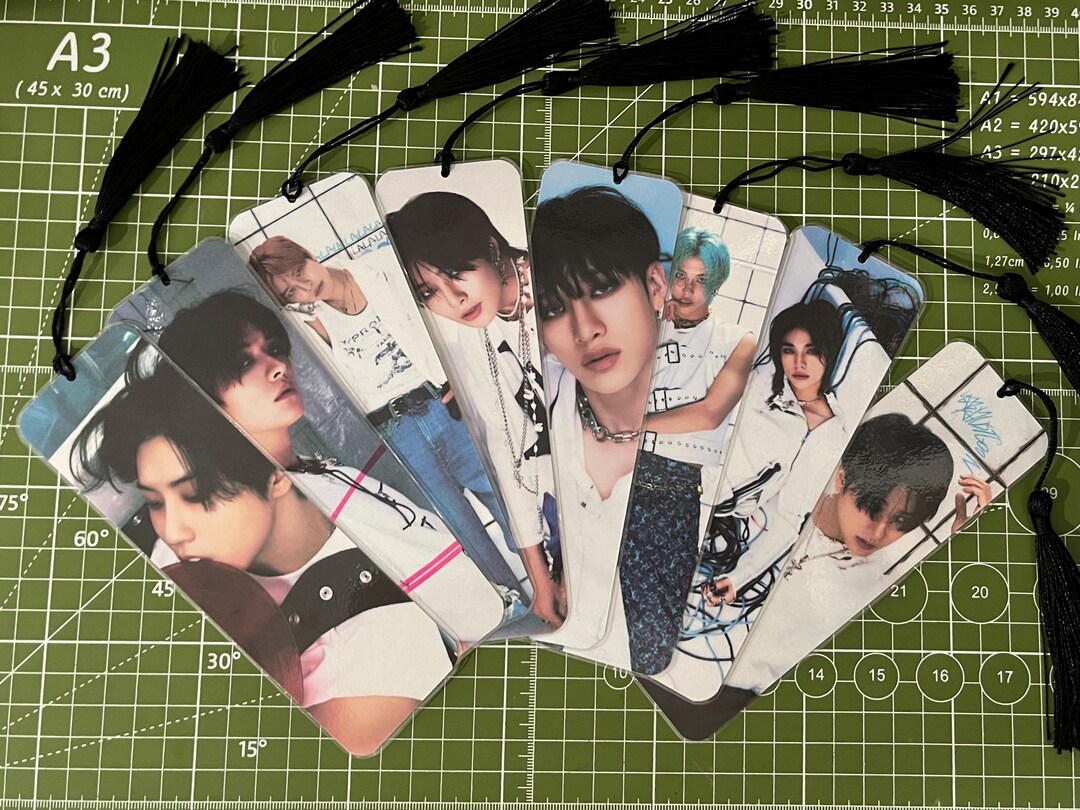 Stray Kids Rockstar Recycled Album Bookmarks - Etsy