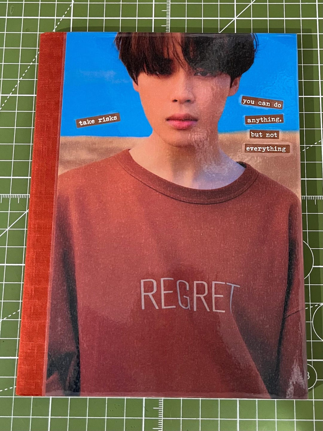BTS Jimin Collage A5 Custom Notebook - Etsy