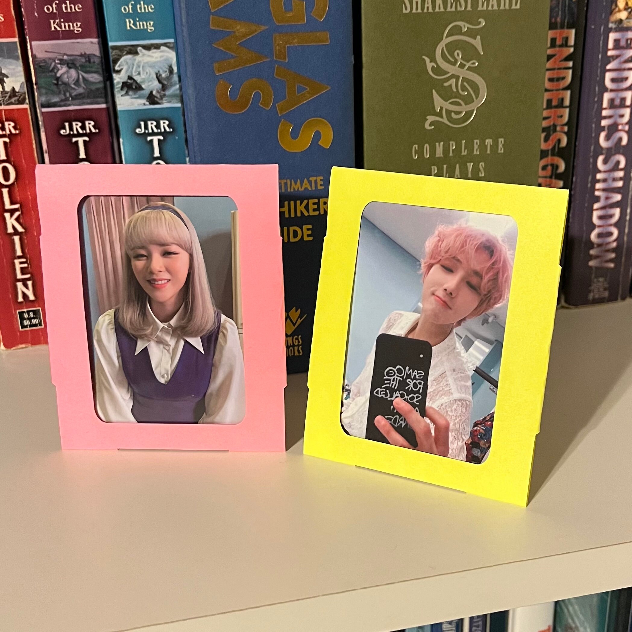 Kpop Photo Card Paper Desktop Frames - Etsy