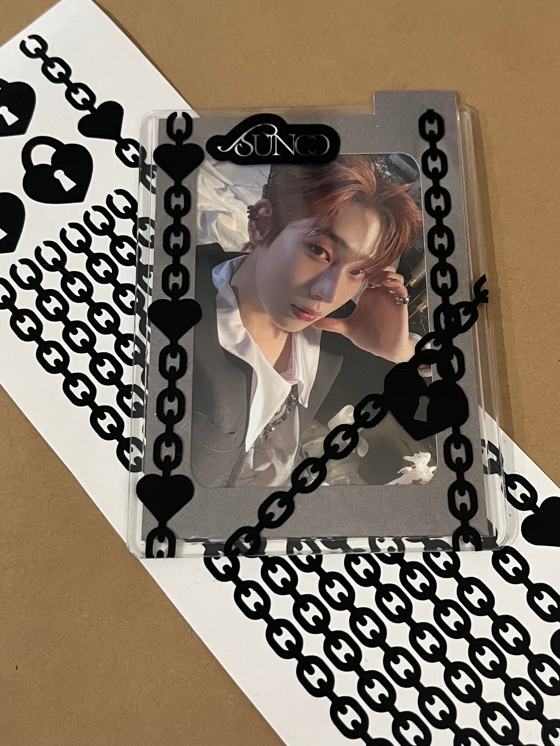 Locks Chains and Hearts Decal Sheet - Etsy