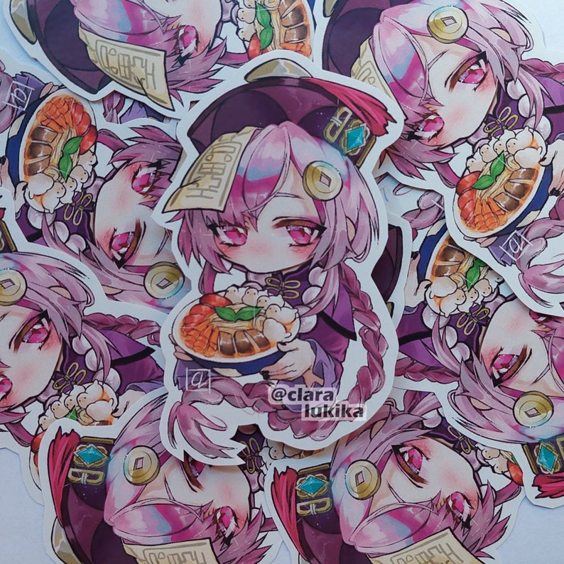 Genshin Impact/ Special Dish Stickers diona Qiqi Klee - Etsy