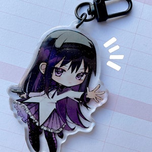 Puella Magi Madoka Magica / Combo Keychain homura Akemi and Madoka ...