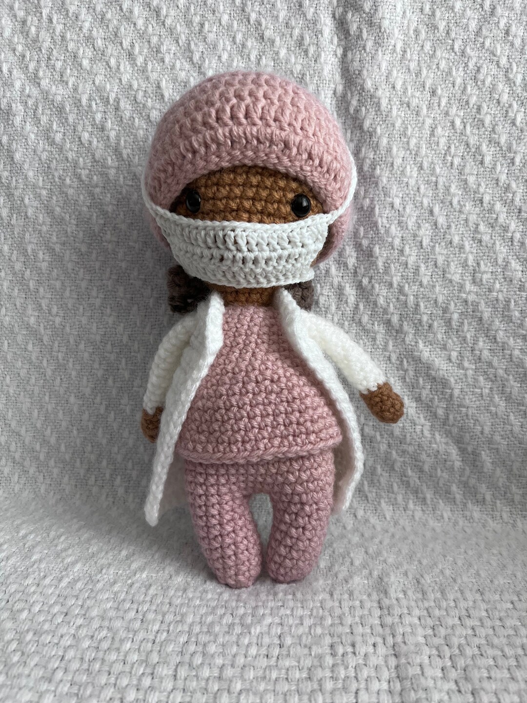 Handmade Customizable Crochet Doctor Doll - Etsy
