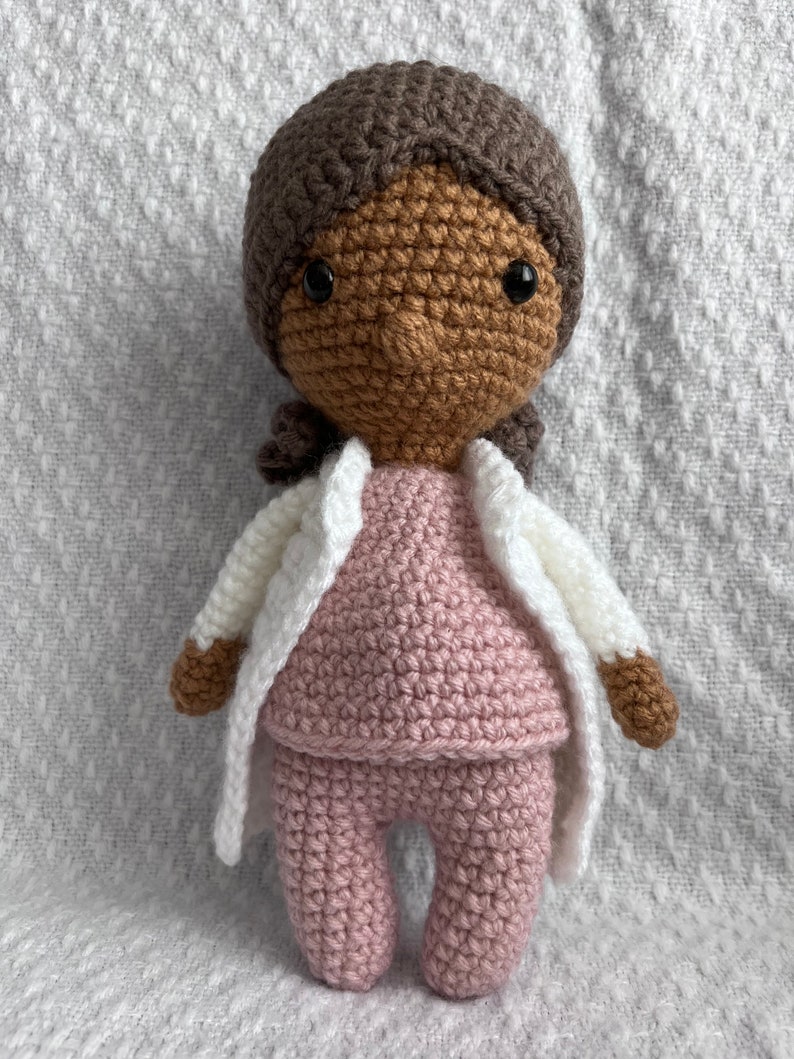 Handmade Customizable Crochet Doctor Doll - Etsy