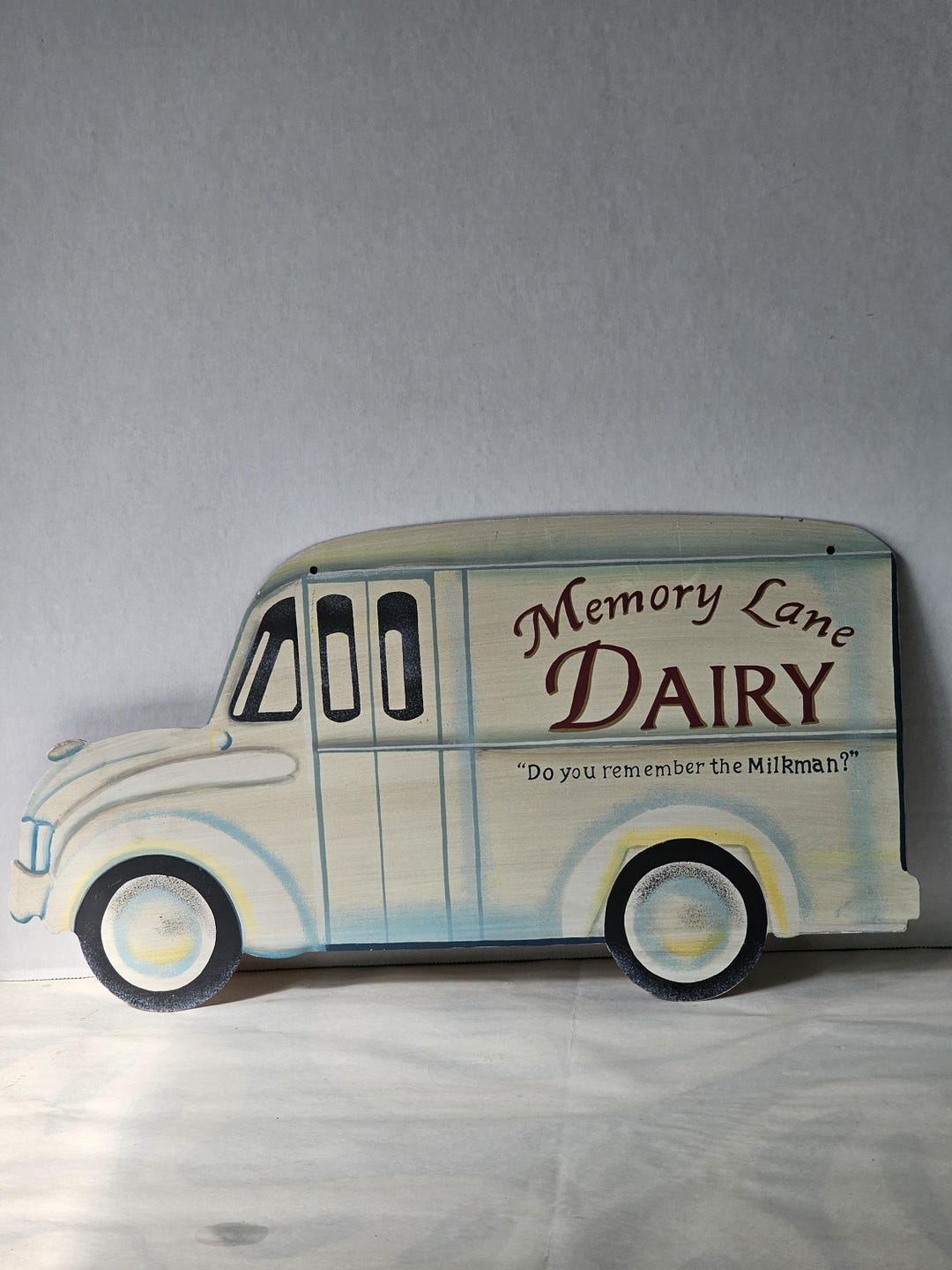 Memory Lane Dairy Metal Sign "do You Remember the Milkman?" Vintage - Etsy