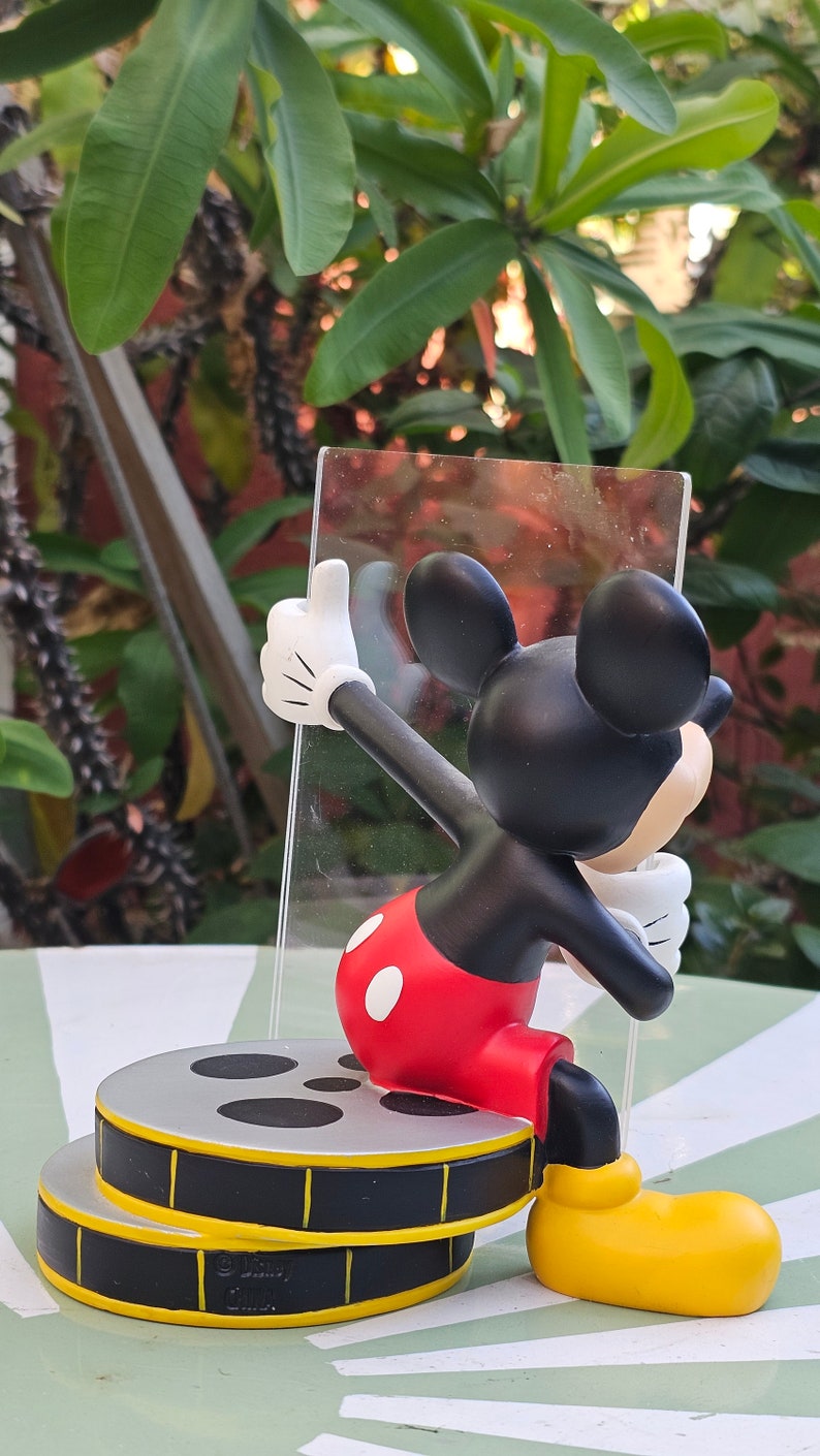 1990 Vintage Resin Mickey Mouse Figure Picture Frame - Etsy