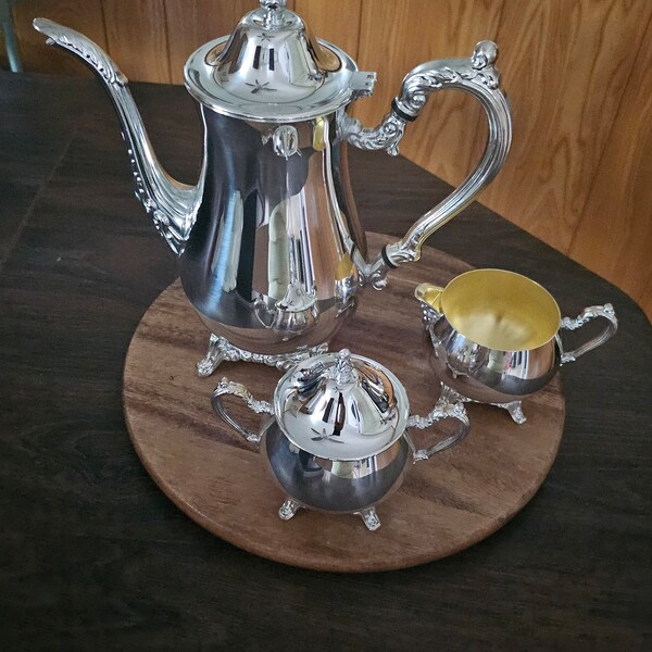 Oneida Silver Tea Set - Etsy