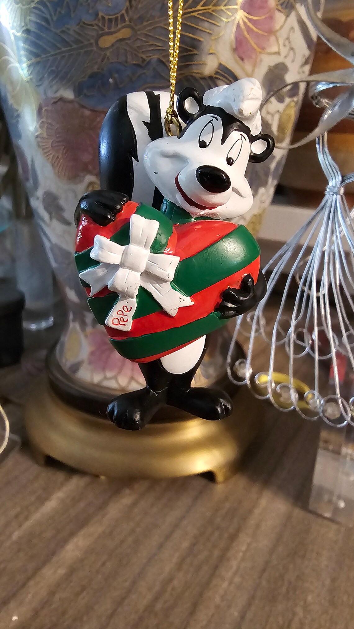 Rare Pepe Le Pew 1998 Christmas Ornament Figurine - Etsy