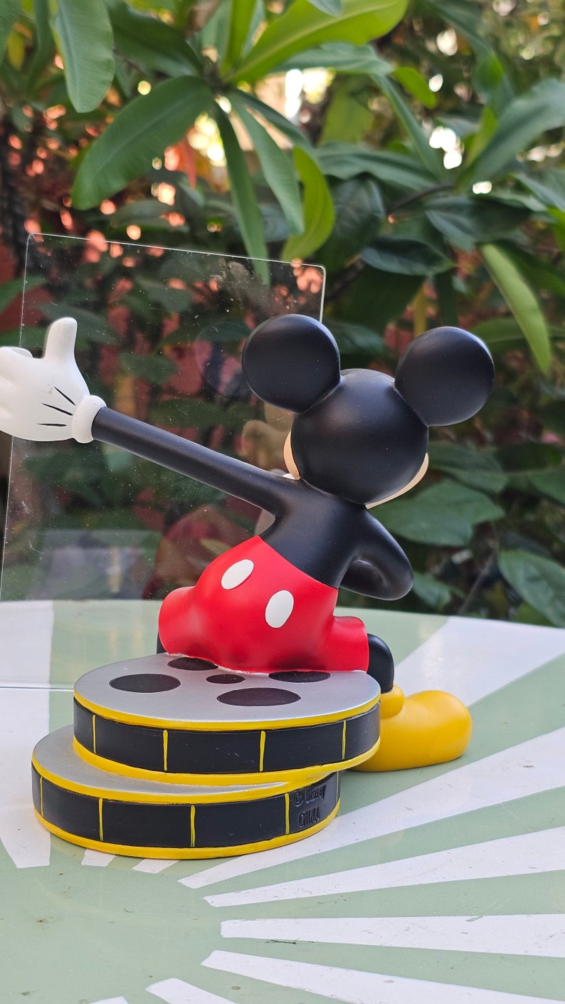 1990 Vintage Resin Mickey Mouse Figure Picture Frame - Etsy