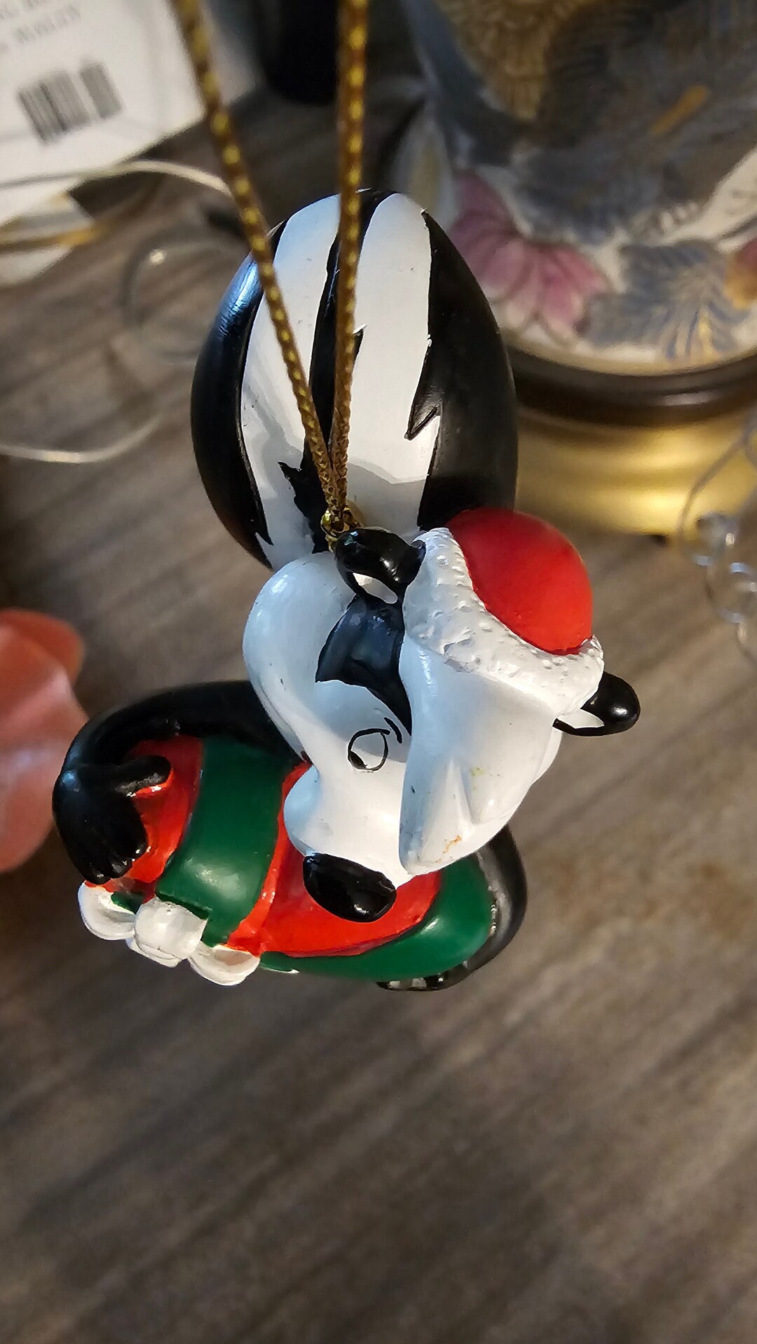 Rare Pepe Le Pew 1998 Christmas Ornament Figurine - Etsy