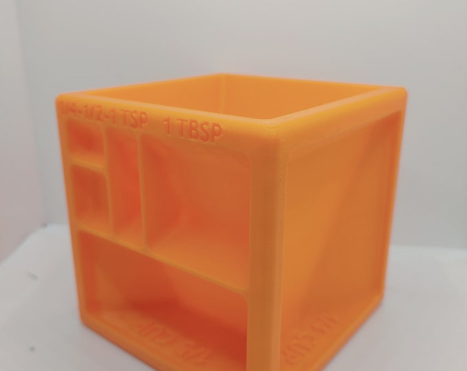 3D Printed Bakercube- the Best Measuring Cup! - Etsy