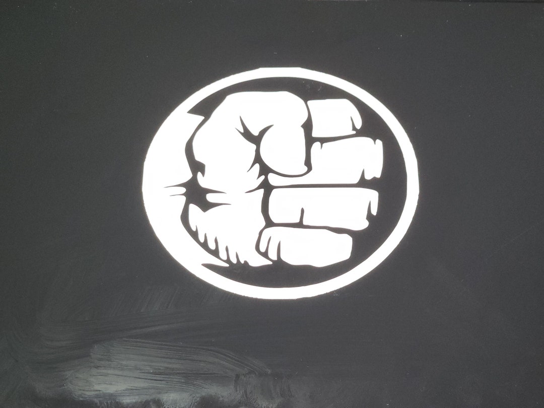 Large 6 Inch Marvel Hulk Vinyl Decal - Etsy