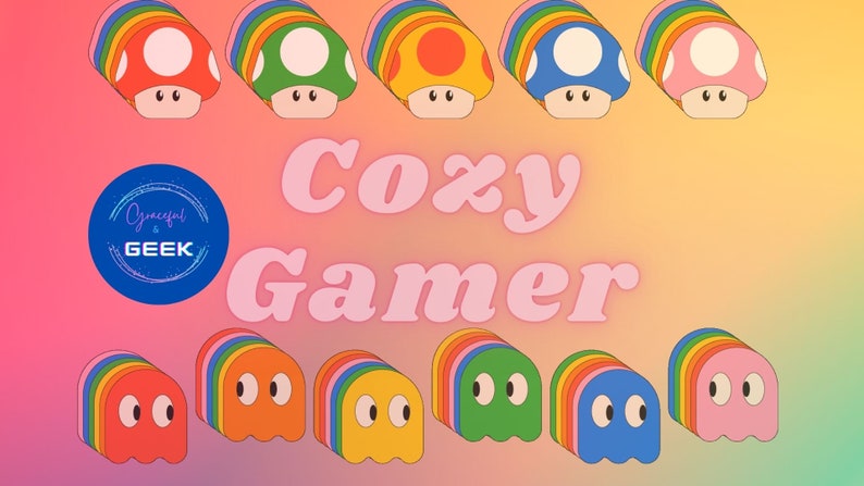 Cozy Gamer Desktop Backgrounds - Etsy