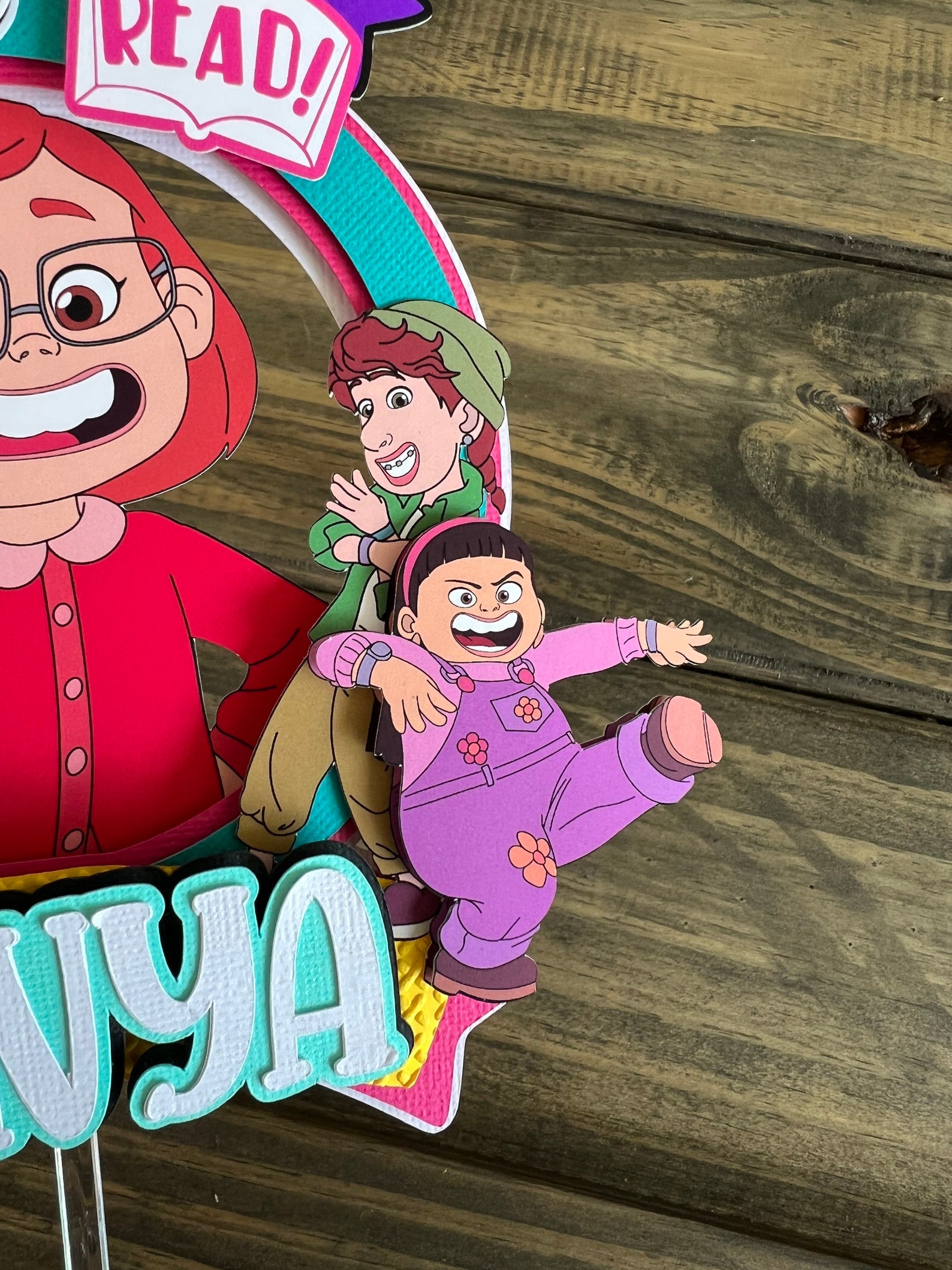 Turning Red Cake Topper Red Birthday Decoration Turning Red - Etsy