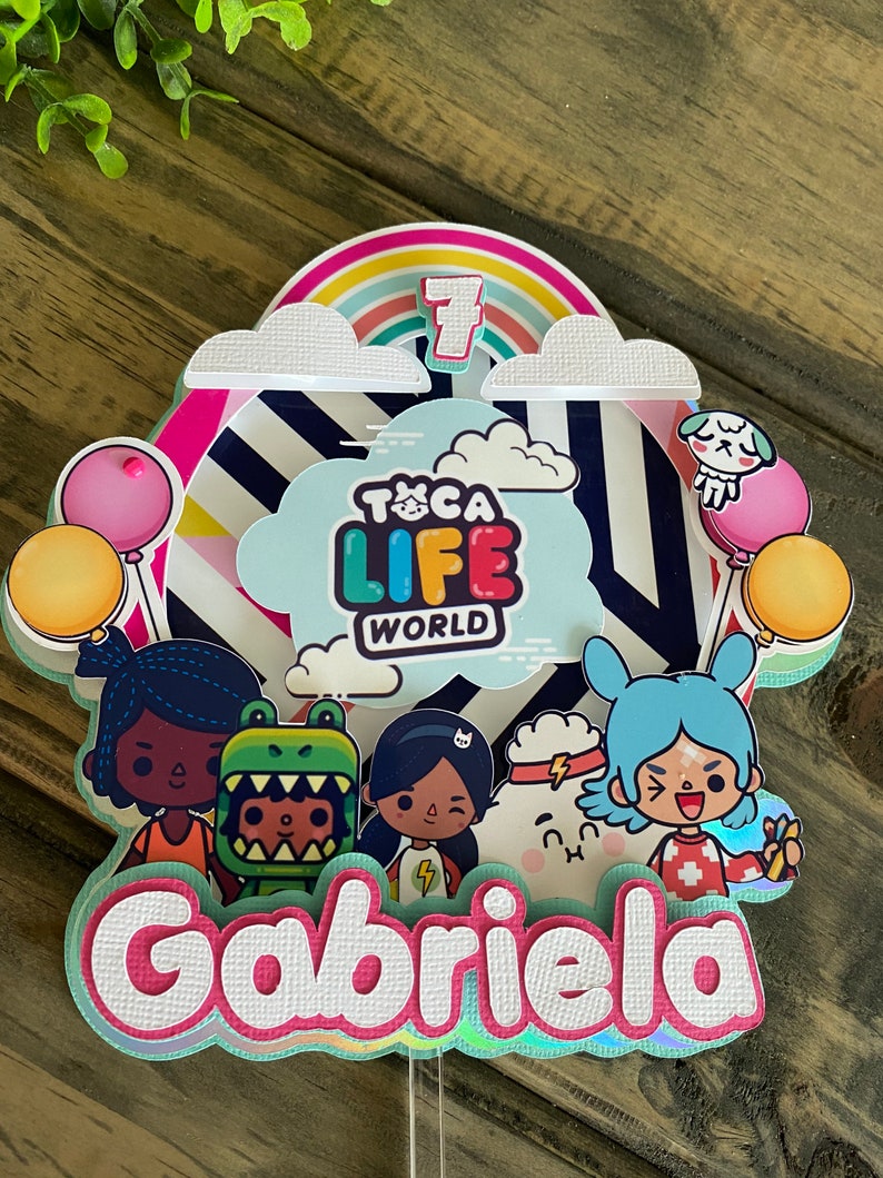 Toca Boca Cake Topper Toca Life Toca Life World - Etsy