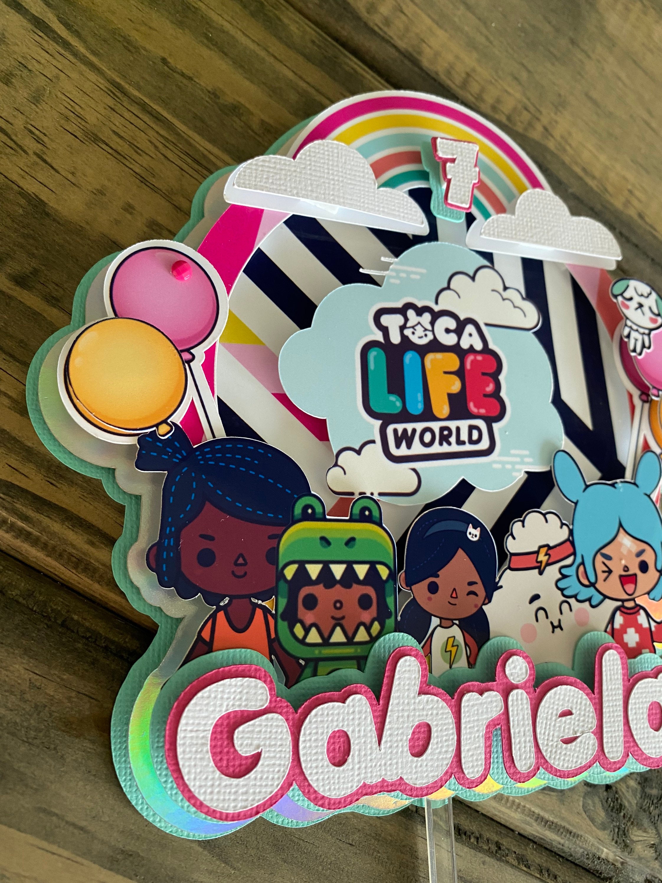 Toca Boca Cake Topper Toca Life Toca Life World - Etsy