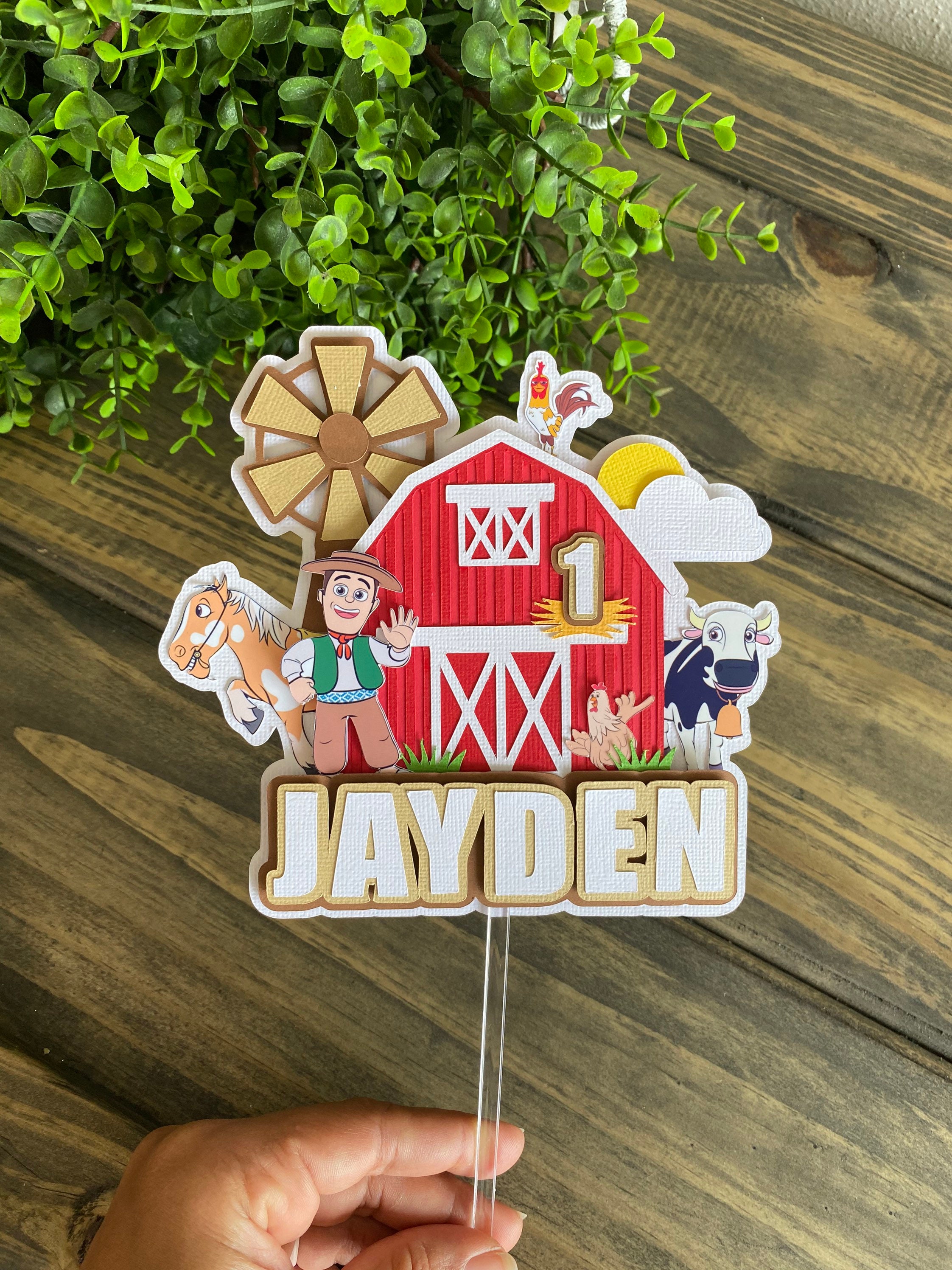 La Granja De Zenon Cake Topper Granja Zenon Party Decor - Etsy México