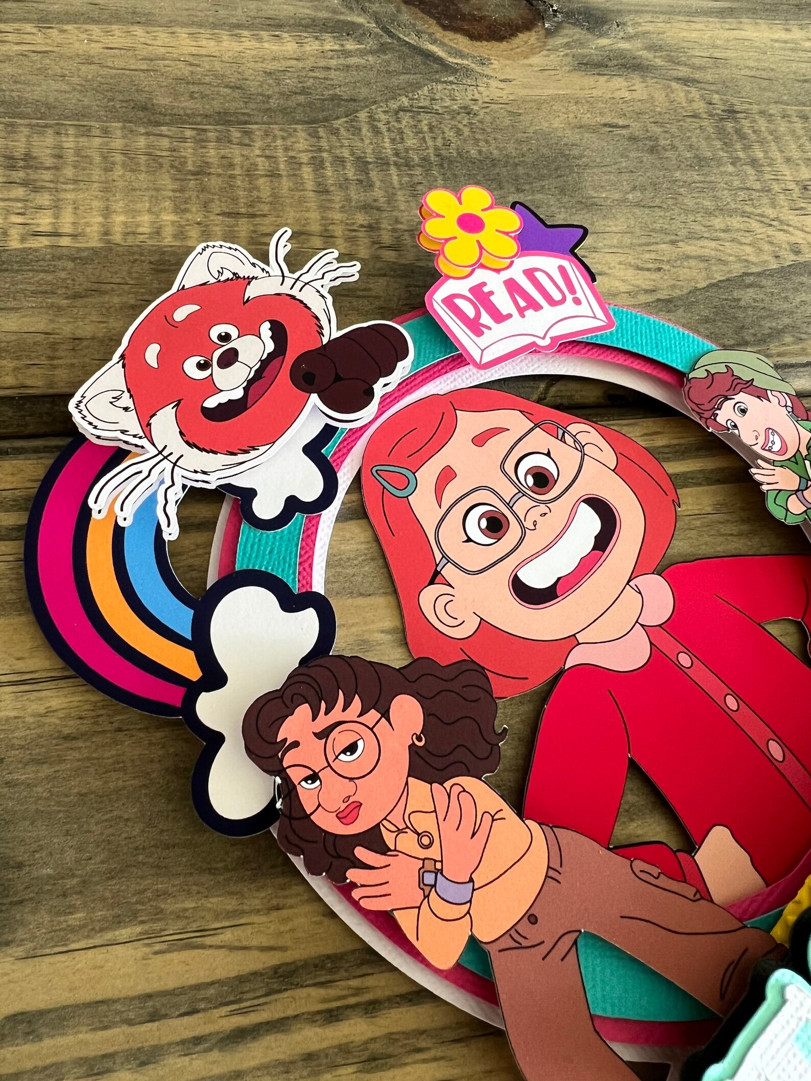 Turning Red Cake Topper Red Birthday Decoration Turning Red - Etsy