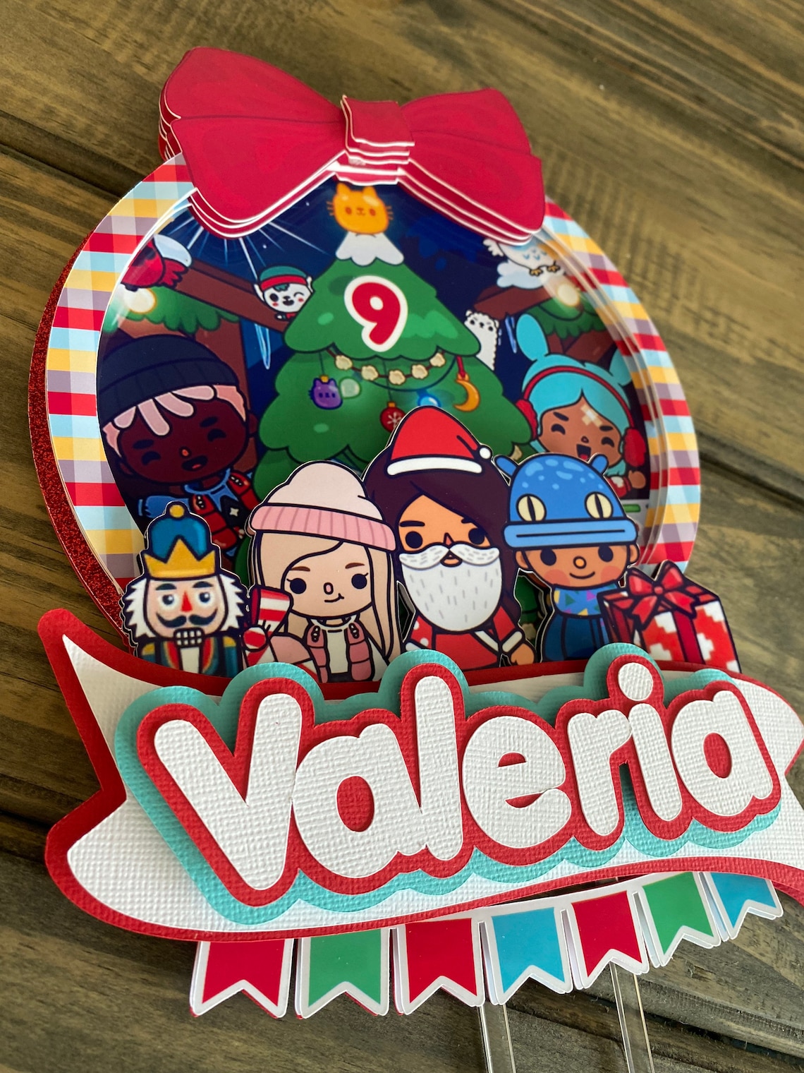 Toca Boca Cake Topper Toca Boca Christmas Birthday Party Toca - Etsy Canada