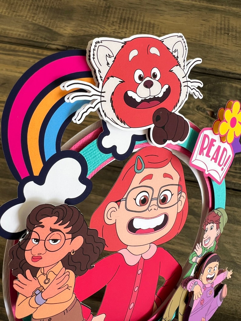 Turning Red Cake Topper Red Birthday Decoration Turning Red - Etsy