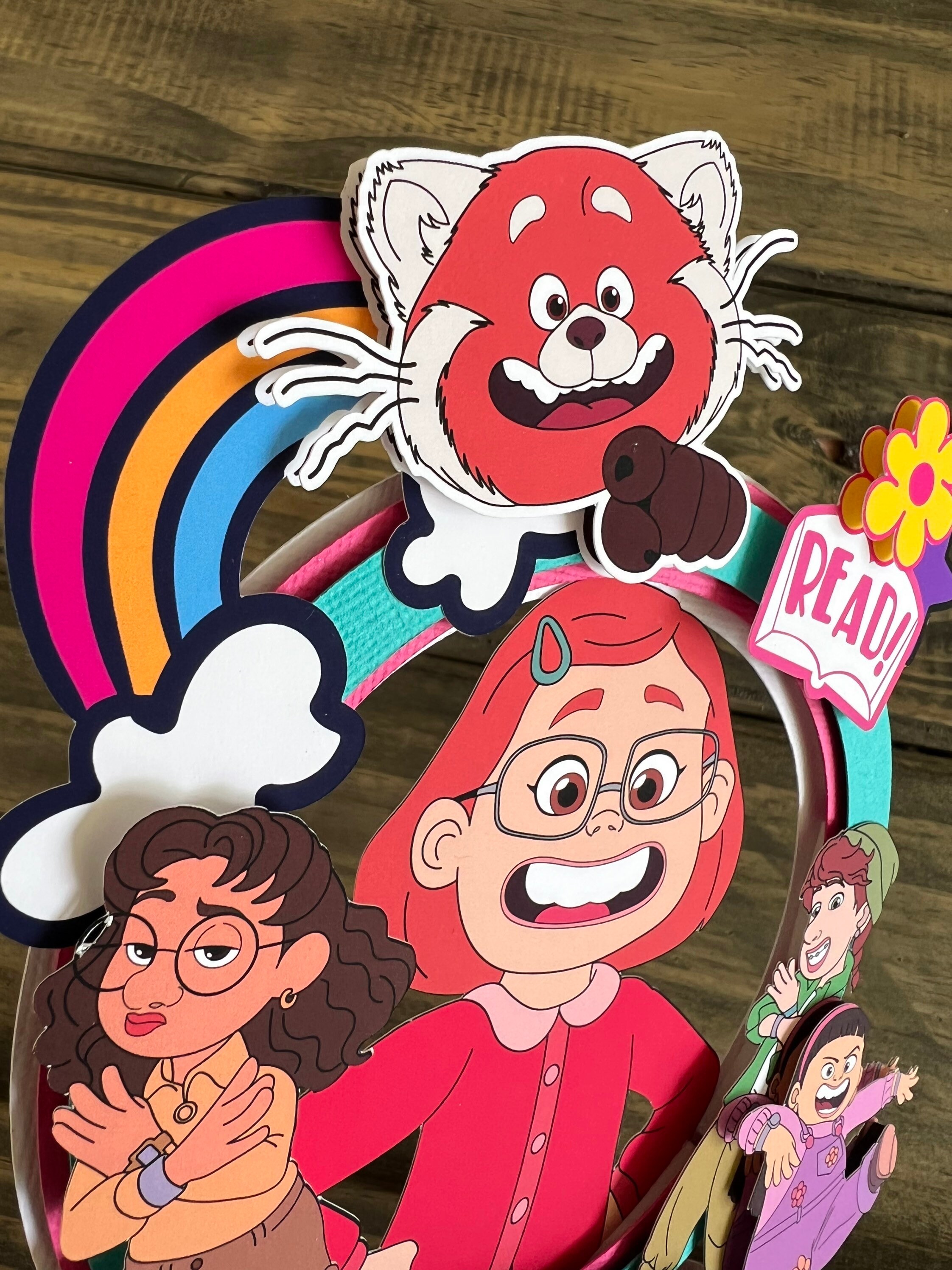 Turning Red Cake Topper Red Birthday Decoration Turning Red - Etsy