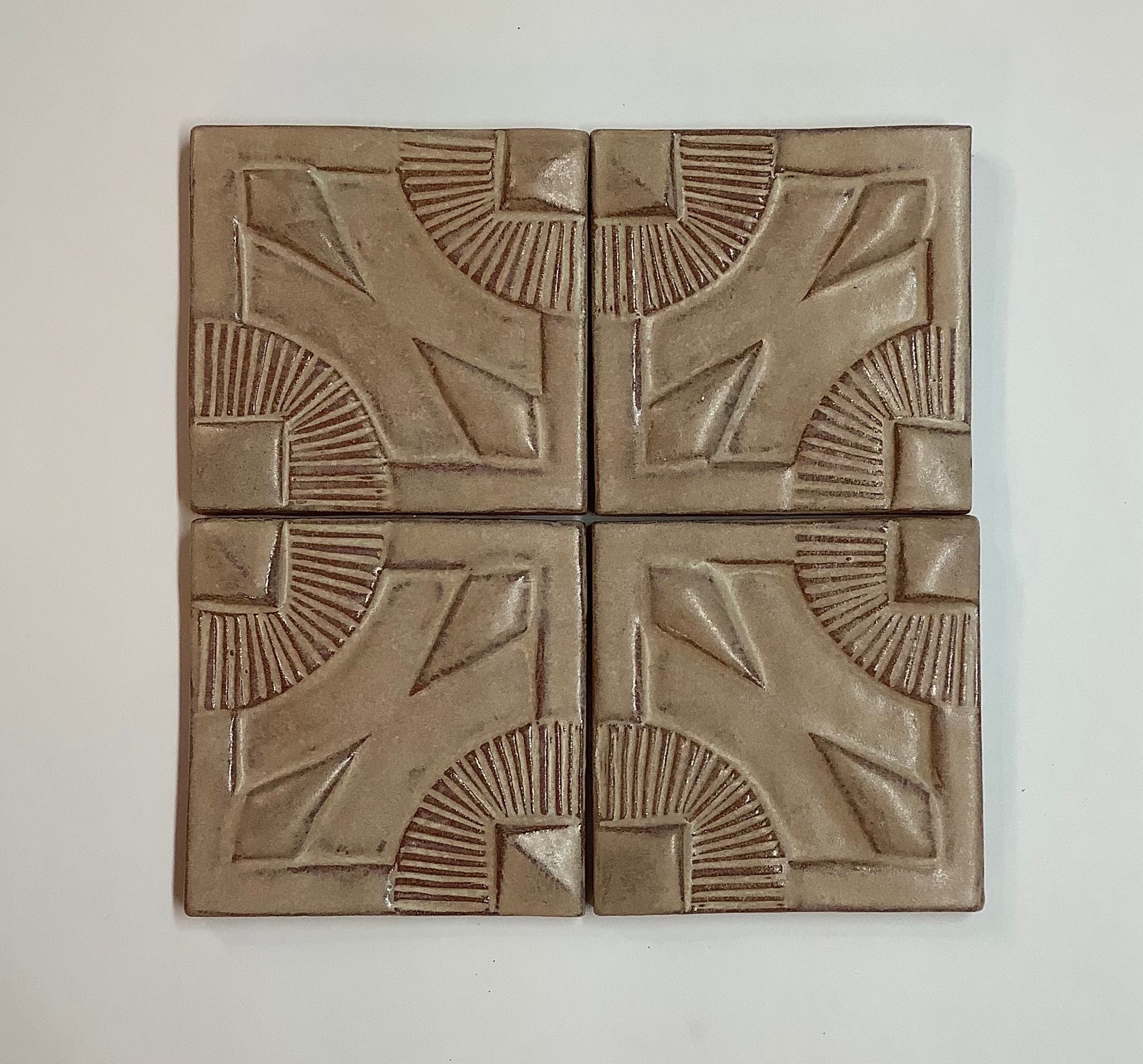 Sculpted Ceramic Tile, Relief Ceramic Tile, Decorative Tile - Etsy Italia