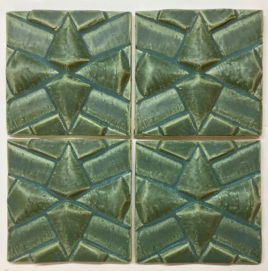 Cubist, Sculpted Ceramic Tile, Relief Ceramic Tile, Decorative Tile - Etsy