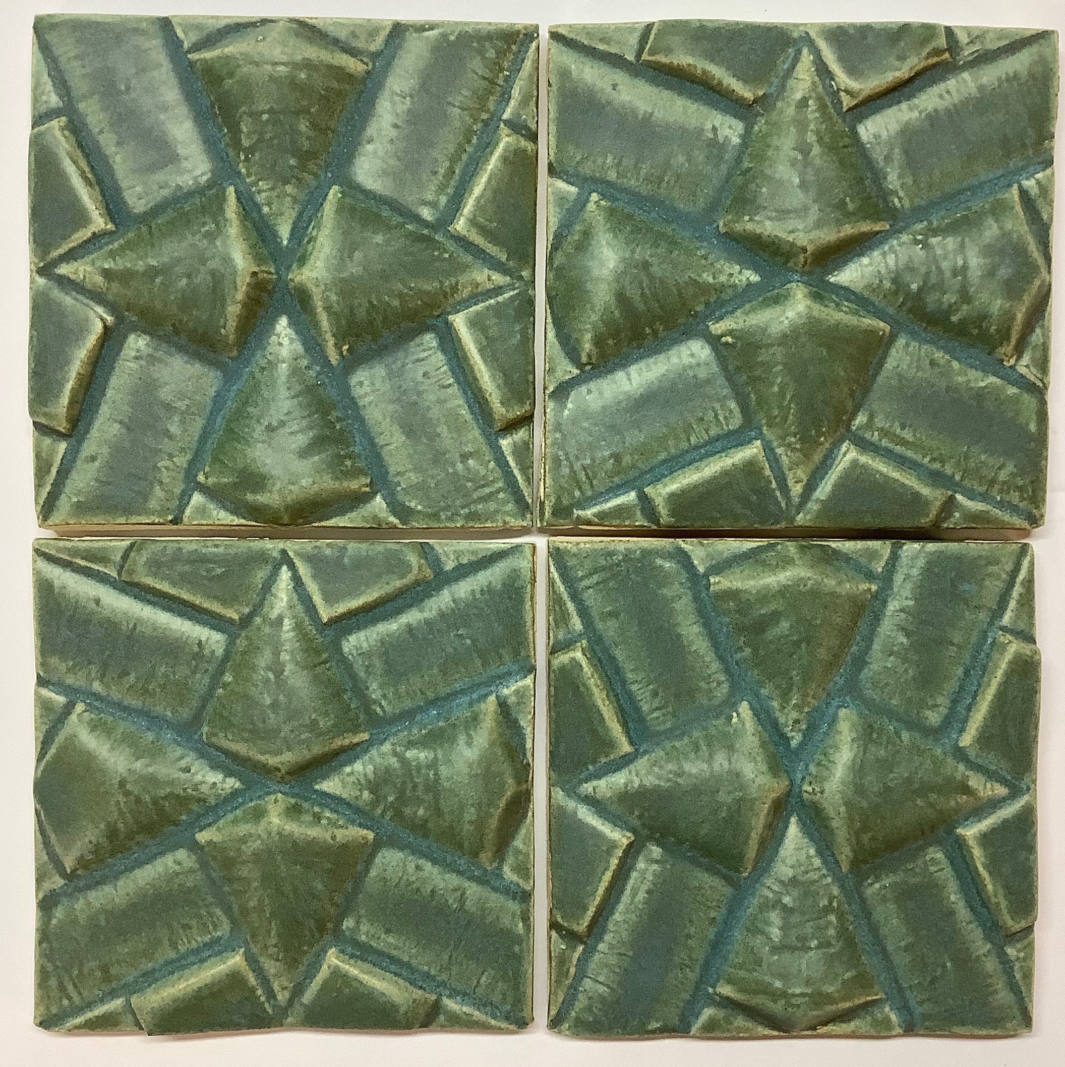 Cubist, Sculpted Ceramic Tile, Relief Ceramic Tile, Decorative Tile - Etsy