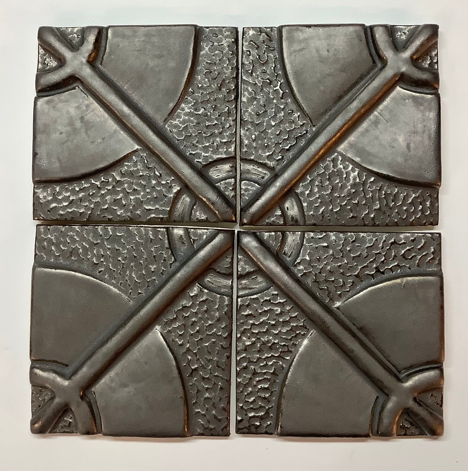 X and O, Sculpted Ceramic Tile, Relief Ceramic Tile, Decorative Tile - Etsy