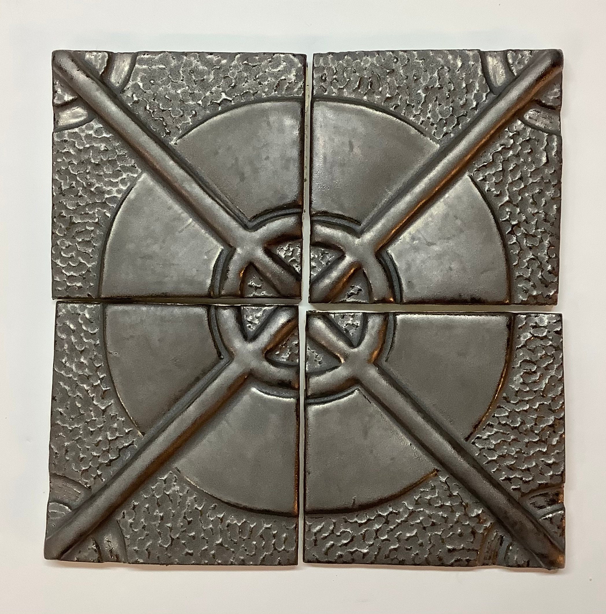 X and O, Sculpted Ceramic Tile, Relief Ceramic Tile, Decorative Tile - Etsy