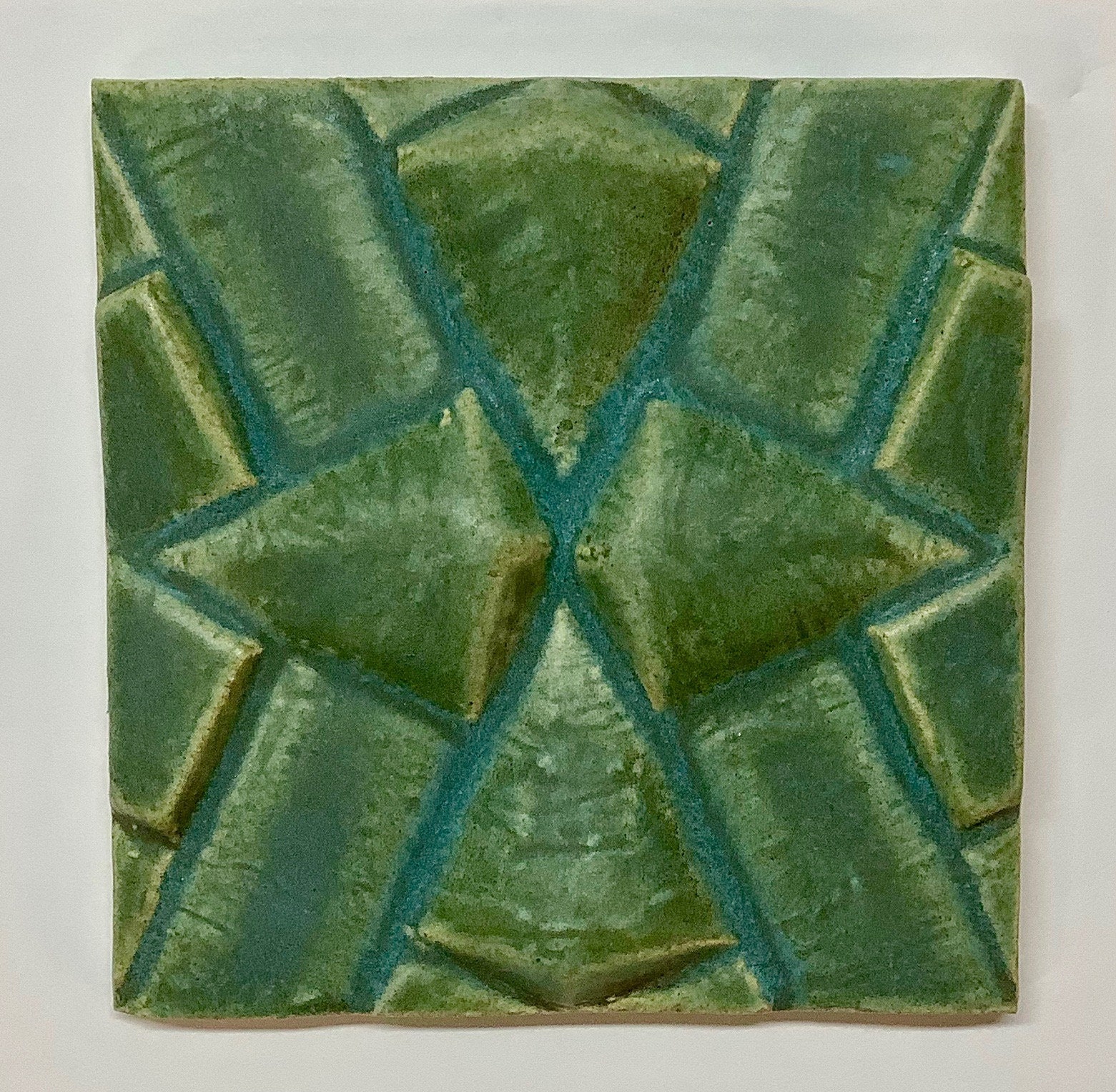 Cubist, Sculpted Ceramic Tile, Relief Ceramic Tile, Decorative Tile - Etsy
