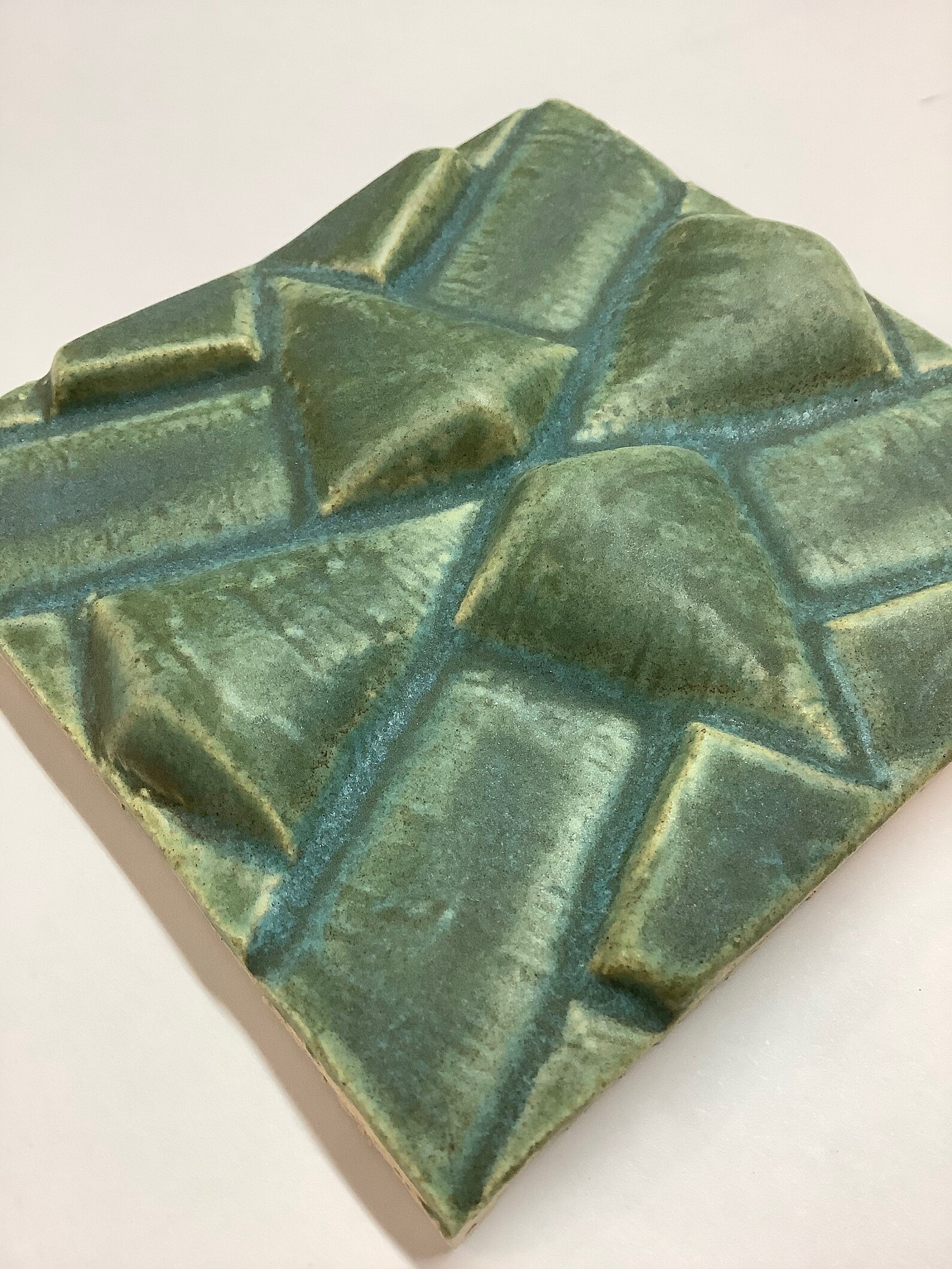 Cubist, Sculpted Ceramic Tile, Relief Ceramic Tile, Decorative Tile - Etsy