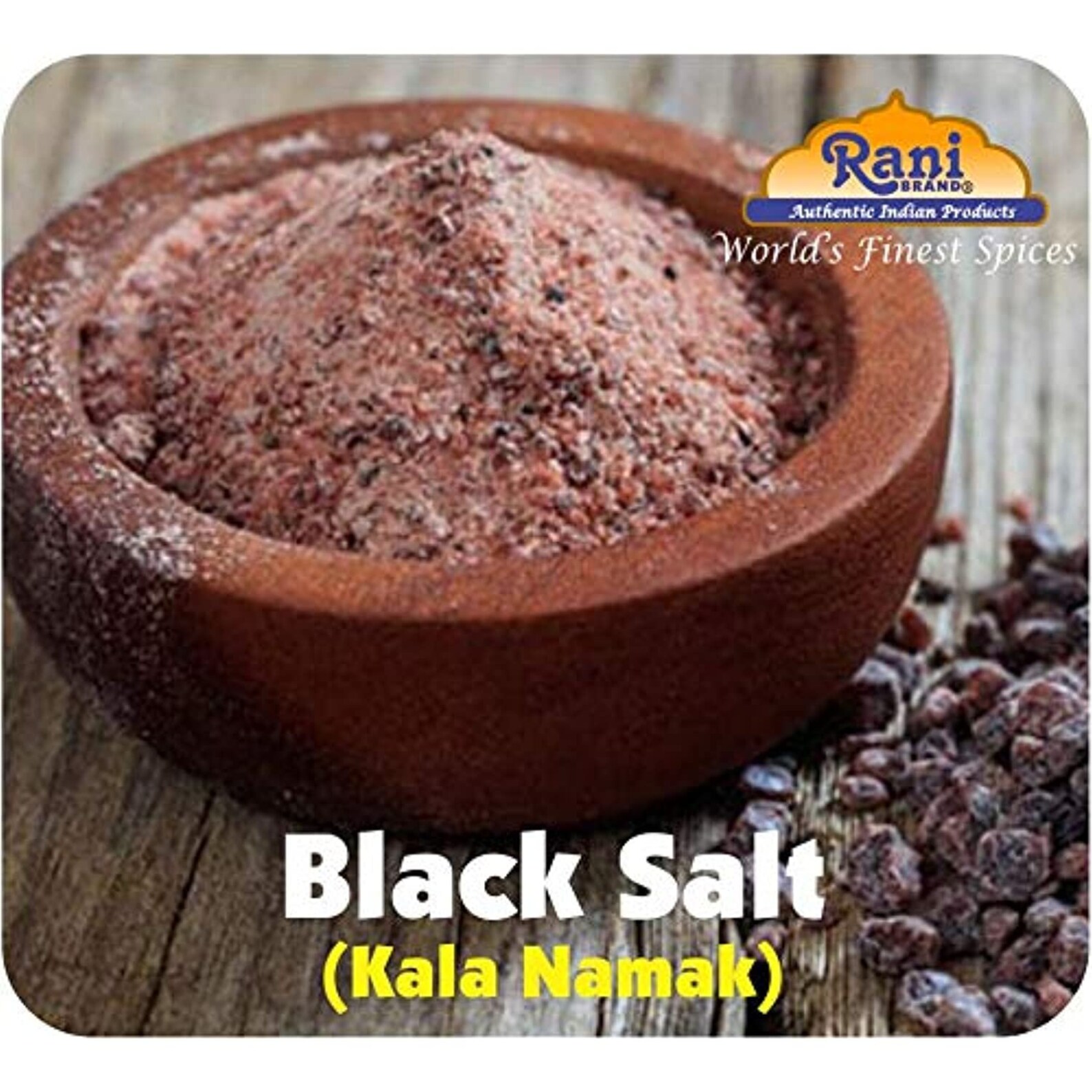 Rani Black Salt (kala Namak Mineral) Powder, Vegan 200g (7oz) Unrefined ...
