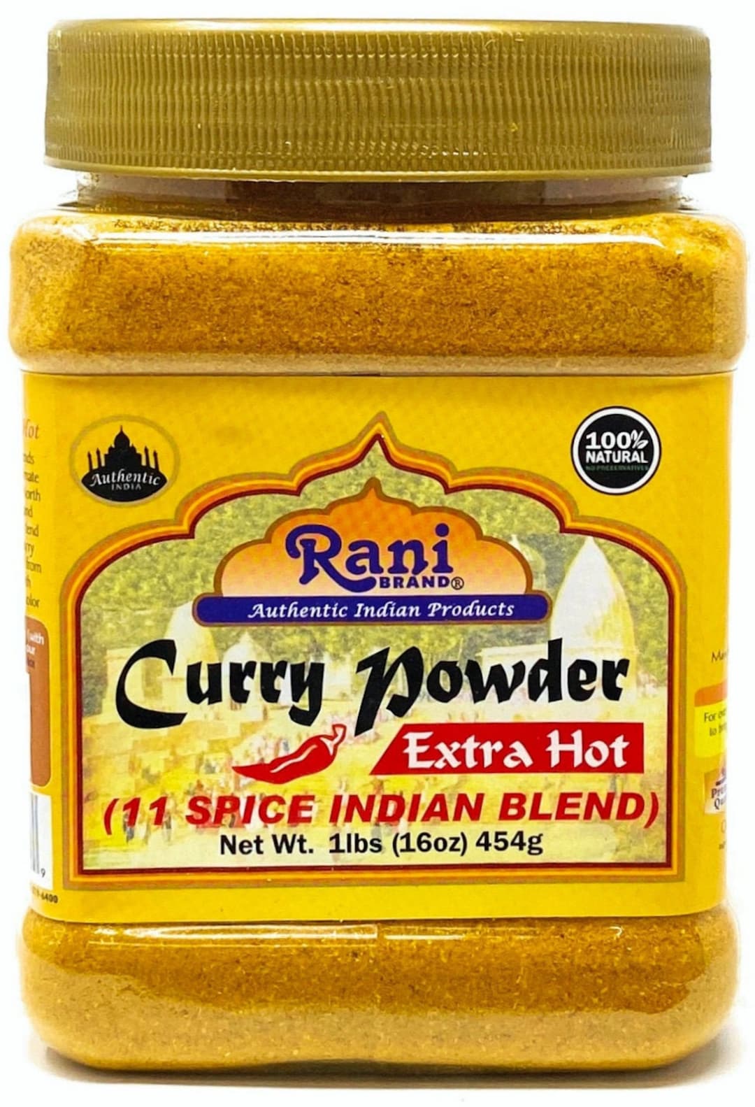 Rani Curry Powder *extra Hot* Natural 11-spice Blend 16oz (1lbs) 454g ...