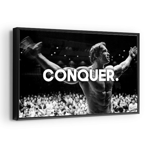 Arnold Schwarzenegger Conquer Poster - Etsy