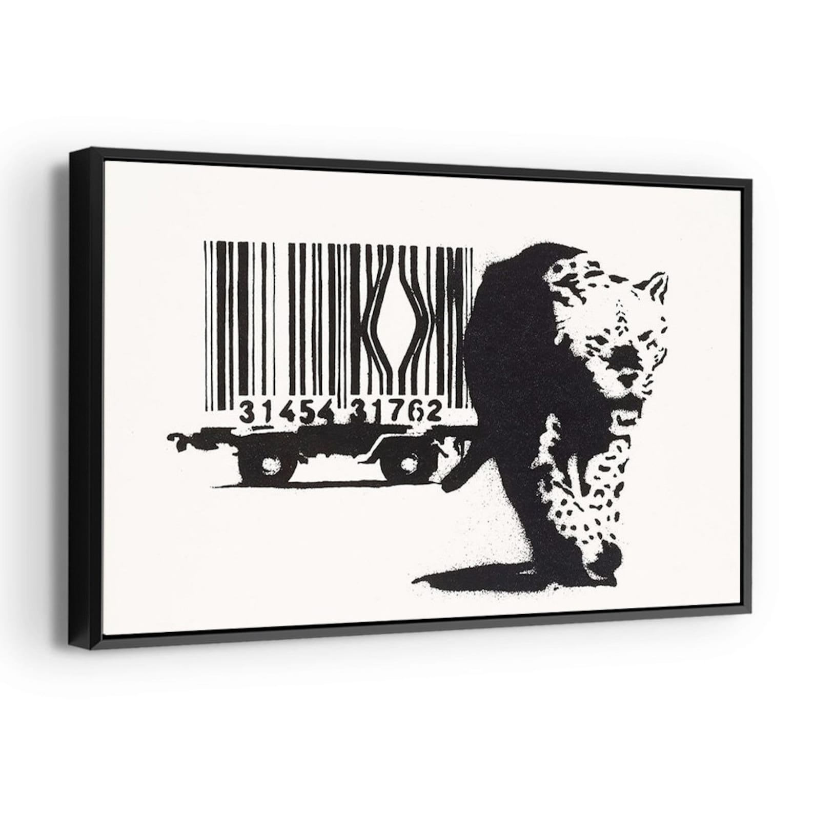 Banksy Barcode Street Graffiti Street Canvas Print Wall Décor - Etsy
