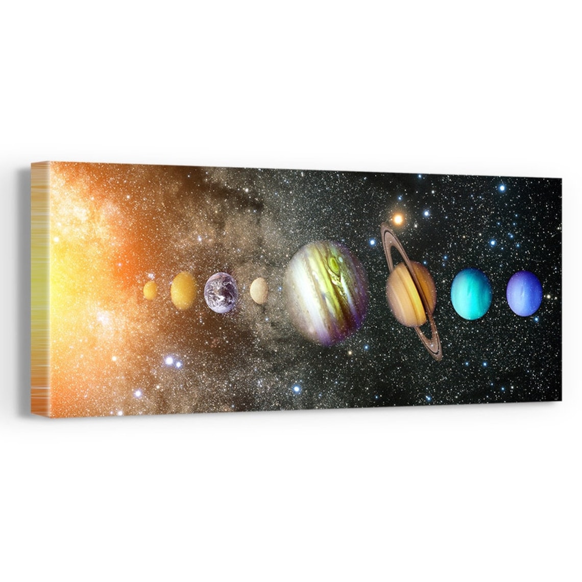 Outer Space Wall Art Solar System Astronomy Print on Canvas | Etsy